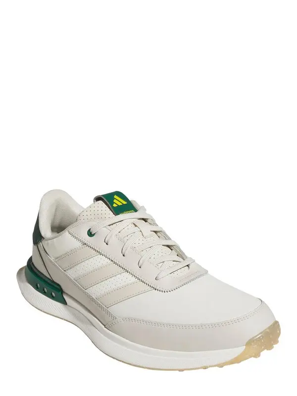 Adidas S2g 24 Waterproof Leather Spikeless Golf Shoe - Owhite/alu