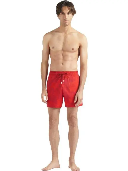 Vilebrequin Flower Power Stretch Swim Shorts - Lipstick