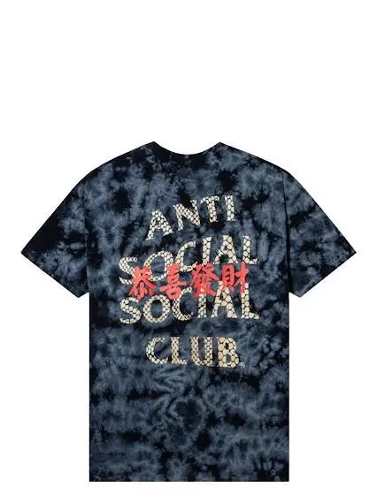ANTI SOCIAL SOCIAL CLUB Year Of The Snake Calm Tee Shirt - Black