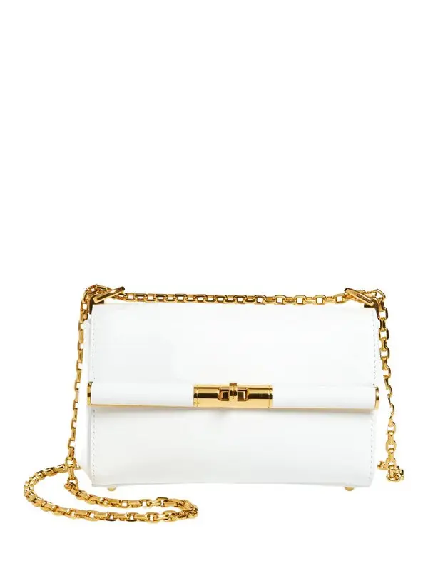 Dolce & Gabbana Marlene Chain Strap Shoulder Bag - Bianco Ottico