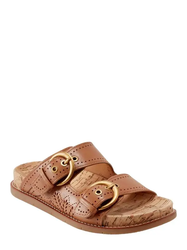 EARTH® Francii Slide Sandal - Dark Natural