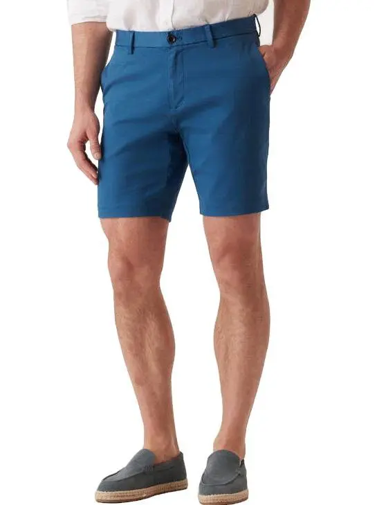 DEKE Oasis Luxeflex Twill Bermuda Shorts - Marine