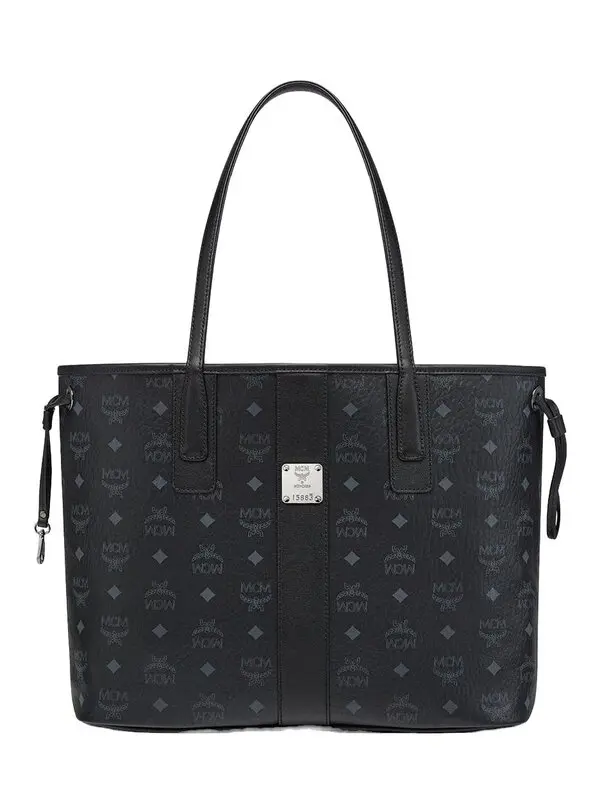 Mcm Medium Liz Reversible Shopper - Black