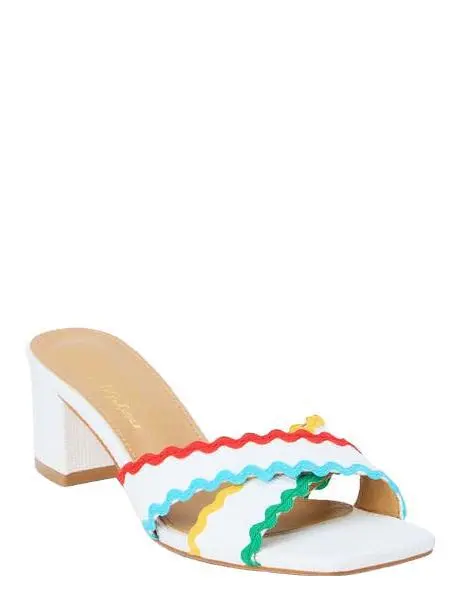 Matisse Principessa Block Heel Sandal - White