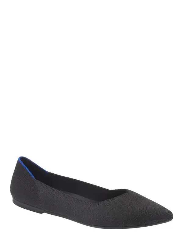 Rothy's The Point Ii Flat - Black