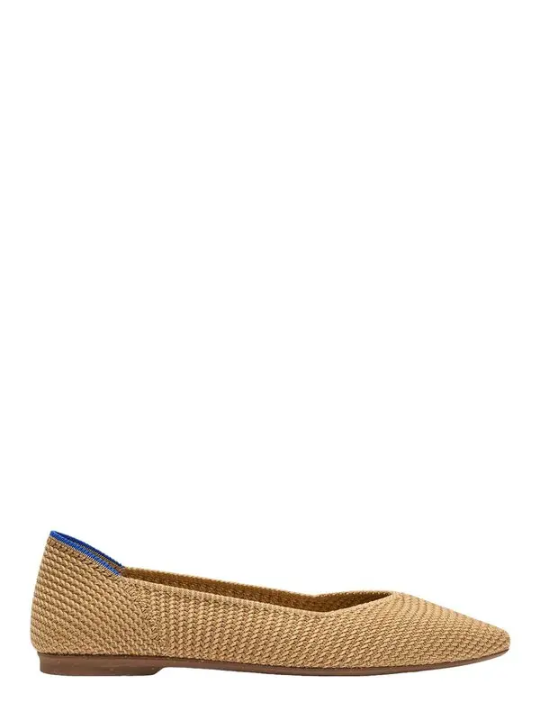 Rothy's The Point Ii Flat - Tan Woven