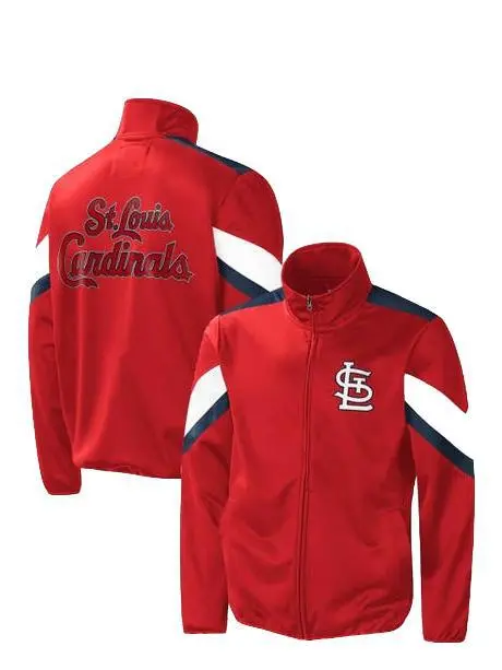 G-III SPORTS BY CARL BANKS St. Louis Cardinals Earned Run Full-zip Jacket - Red
