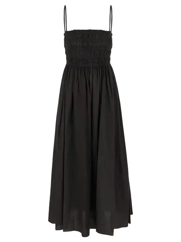 Michael Kors Smocked Maxi Dress - Black