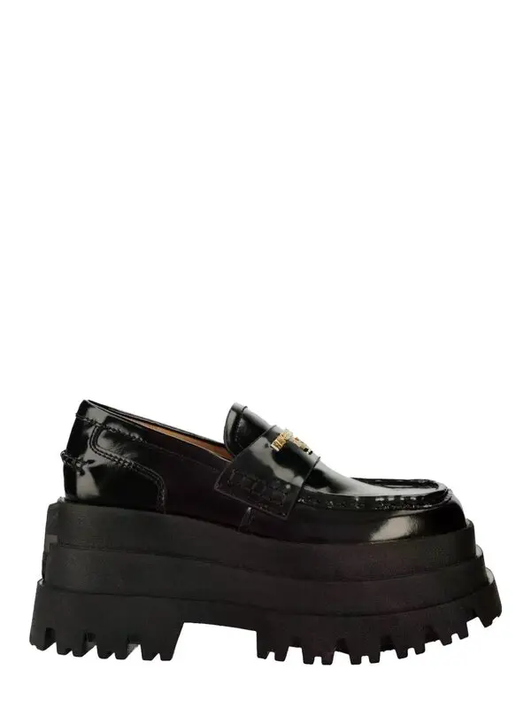 NAKED WOLFE 85mm Delusion Loafers - Black