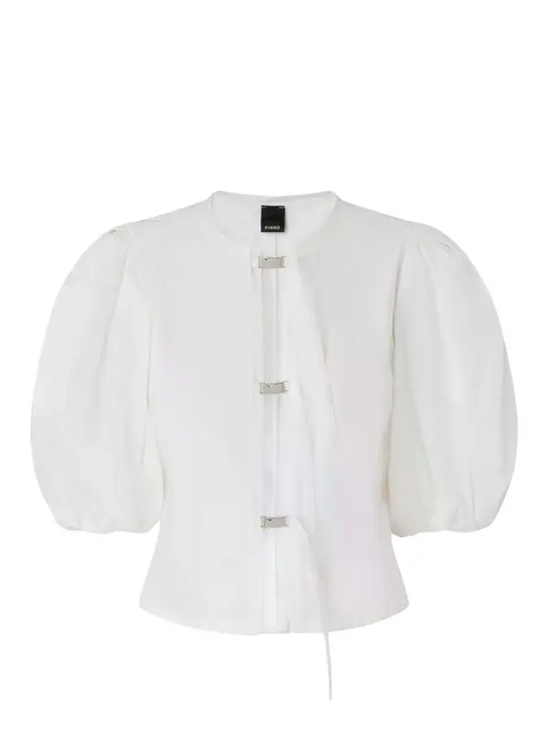 Pinko Buckled Blouse - White