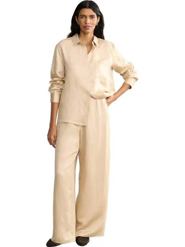 Jenni Kayne Summer Demi Pant - Oatmeal