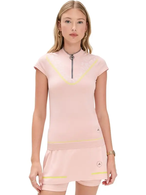 Adidas By Stella McCartney Truenature Golf Polo Shirt - Vapor Pink