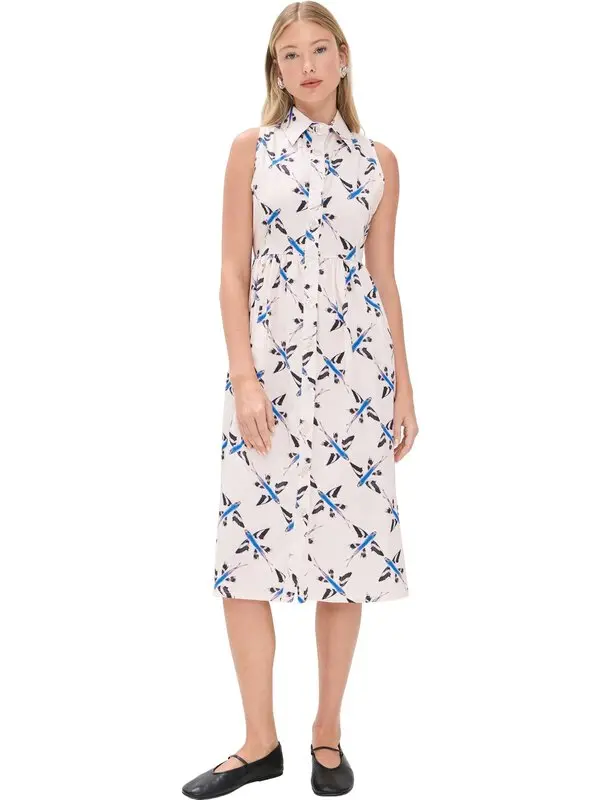THE LULO PROJECT The Pier Printed Dress - Flying Fish