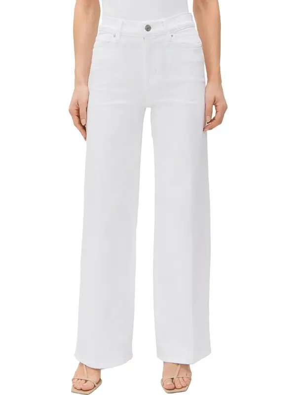 FRAME Le Slim Palazzo Jeans - White