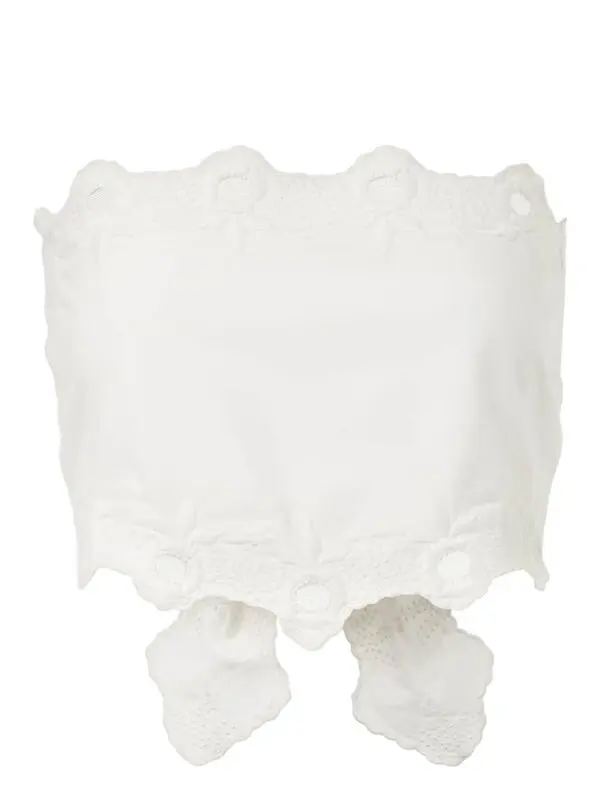 Posse Antoinette Embroidered Top - White