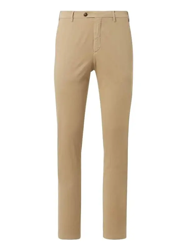 Canali Cotton Twill Chinos - Beige