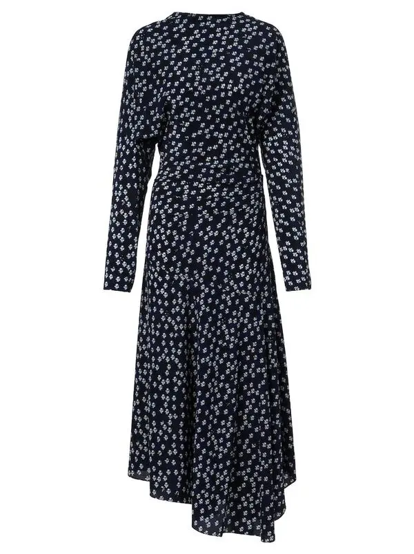 Proenza Schouler Alina Floral Maxi Dress - Blue
