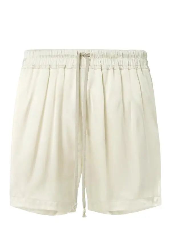 Rick Owens Charmeuse Shorts - Beige