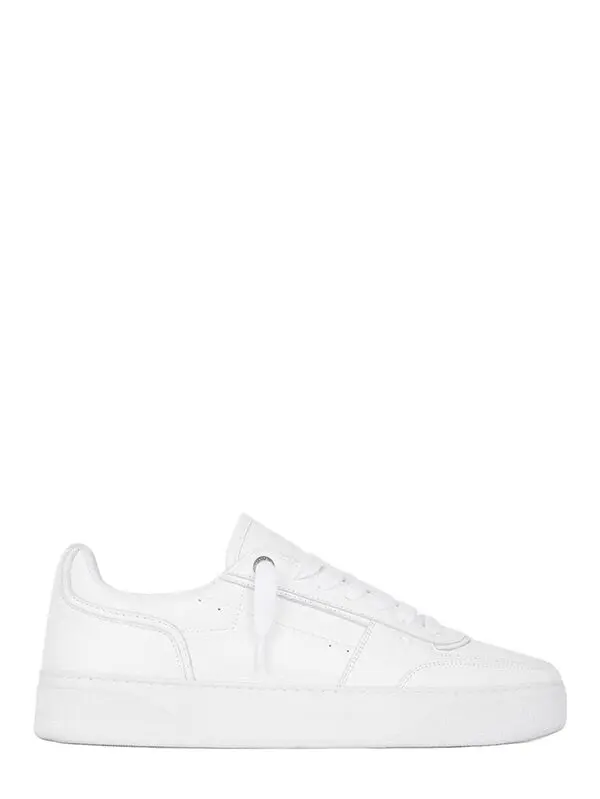 REPRESENT Initial Leather Low-top Sneakers - White