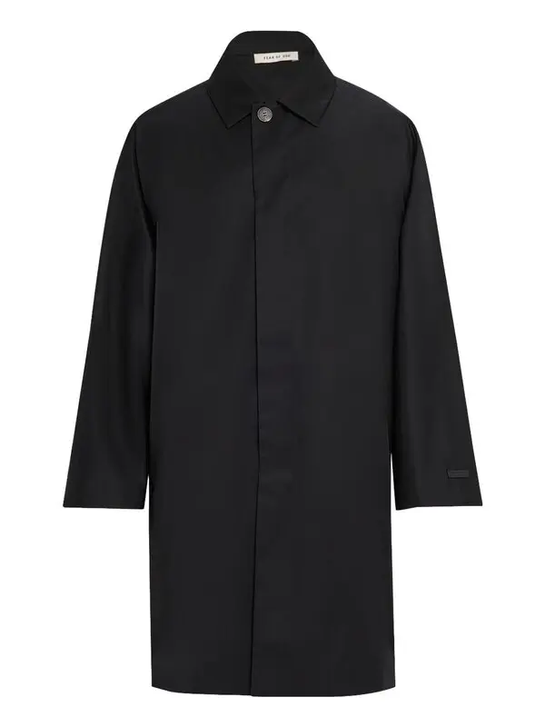 Fear Of God Nylon-wool Car Coat - Black