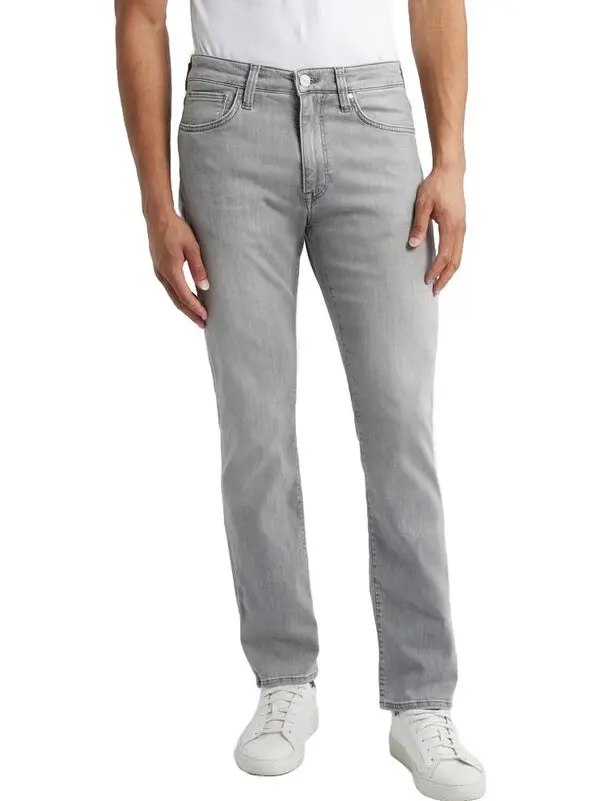 34 Heritage Courage Straight-leg Jeans - Light Grey Organic Ultra