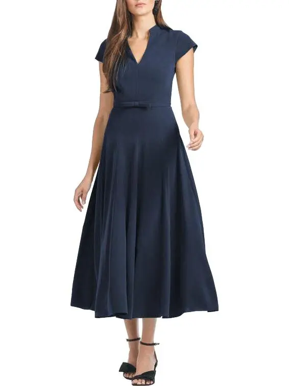 Sachin & Babi Marian Fit & Flare Midi Cocktail Dress - Midnight