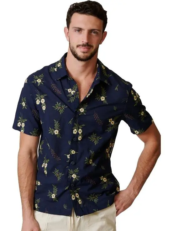 LEISURE LAB Jaco Button Up - Evening