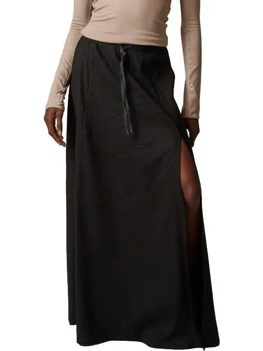 LEISURE LAB Sunset Flow Skirt - Black