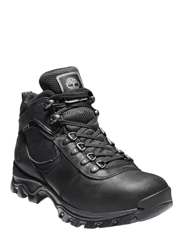 Timberland Mt. Maddsen Waterproof Hiking Boots - Black