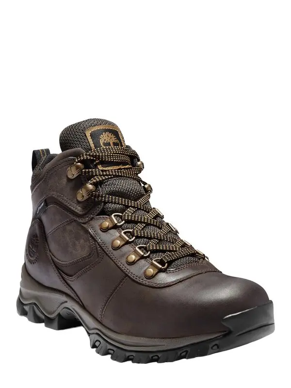 Timberland Mt. Maddsen Waterproof Hiking Boots - Dark Brown
