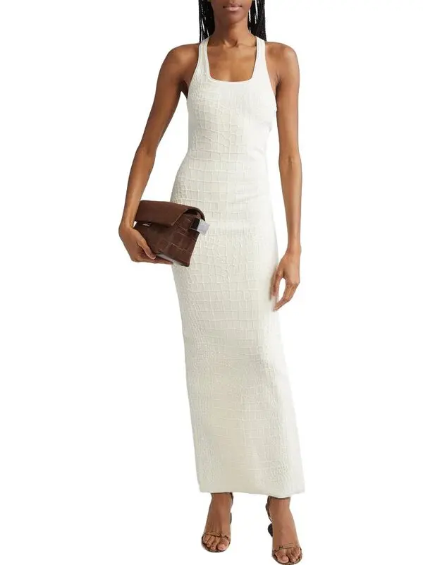 Jacquemus La Robe Scala Racerback Dress - Off-white