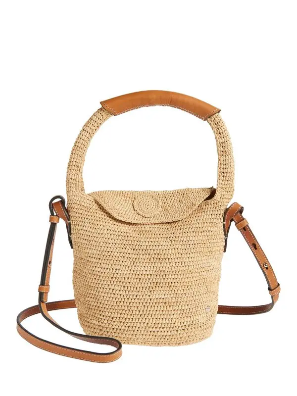Helen Kaminski Yala Mini Raffia Shoulder Bag - Natural/cotto