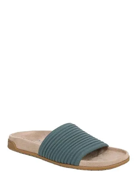 Vionic Evie Slide Sandal - Bodega Blue