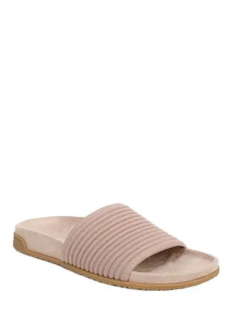Vionic Evie Slide Sandal - Rugby Tan Gold