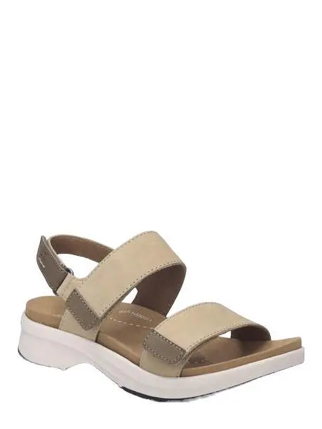 Josef Seibel Estelle Slingback Platform Sandal - Beige