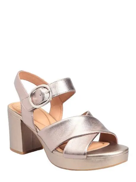 SOFFT Lizzie Platform Sandals - Light Espresso