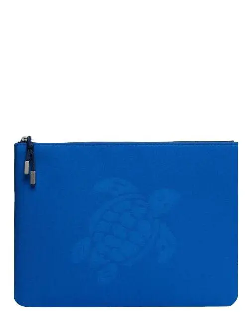 Vilebrequin Neoprene Pouch With Textured Turtle Embellishment - Marrakech