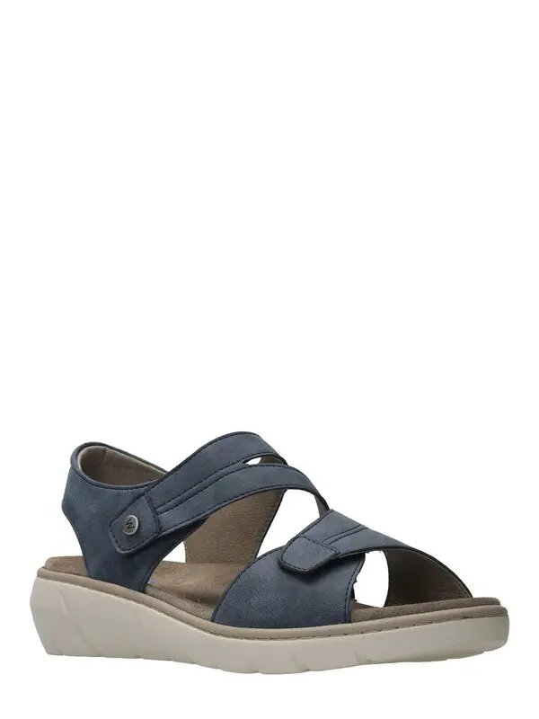 WOLKY Ikaria Wedge Sandal - Denim Biocare