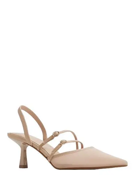 Aldo Renesme Pointed Toe Slingback Pumps - Beige