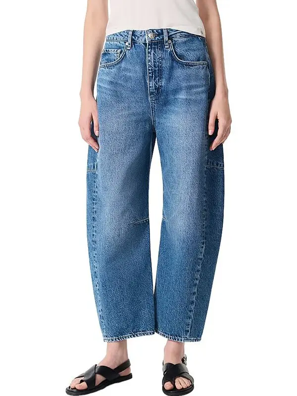 Rag & Bone Charlie High Rise Barrel Jeans - Accord