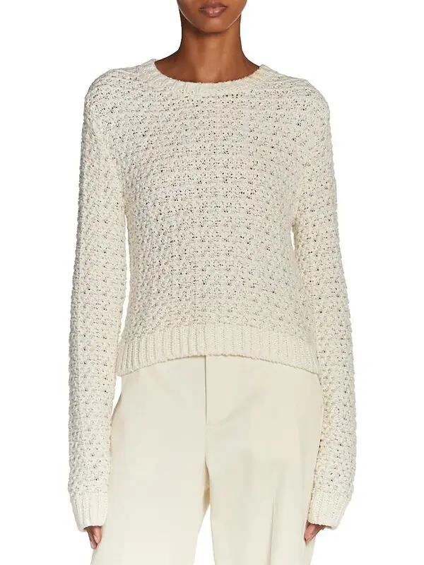 Moncler Open Stitch Sweater - Natural