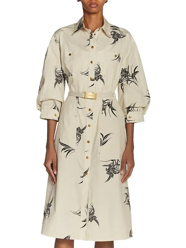 Moncler Shirt Dress - Animal Print