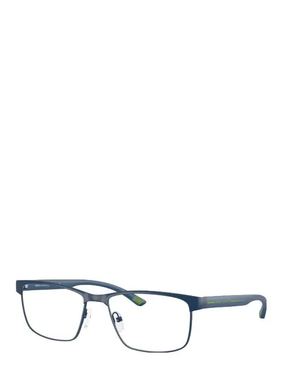 Armani Exchange Rectangle Eyeglasses - Matte Dark Blue