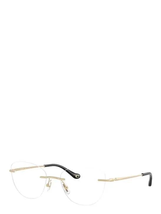 COACH Cat-eye Eyeglasses - Shiny Light Gold