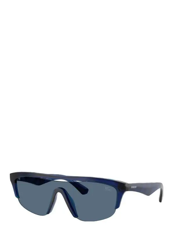 Burberry Irregular Sunglasses - Blue