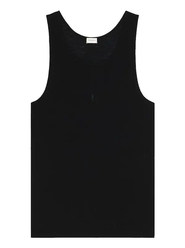 Saint Laurent Tank Top - Black