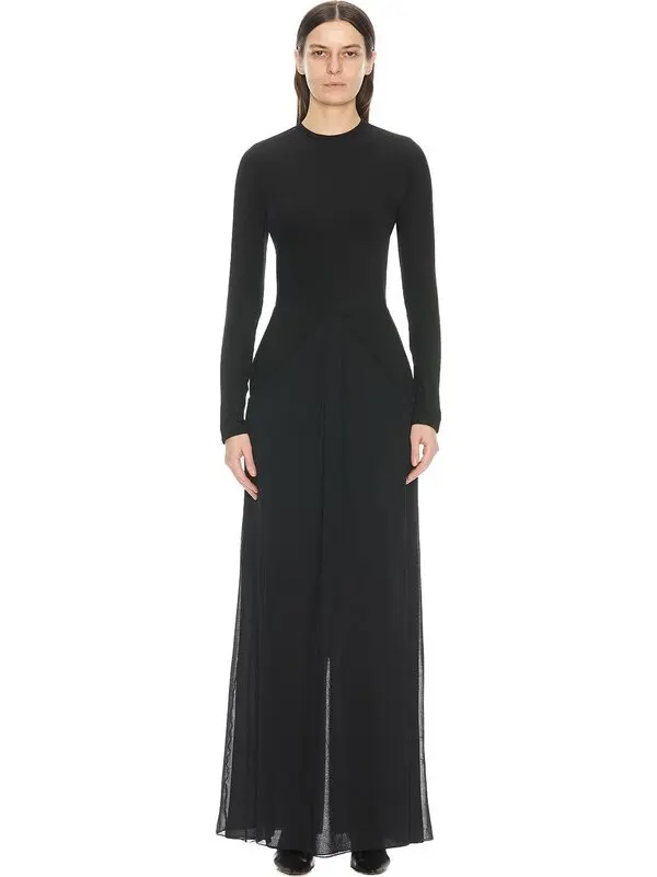 THE ROW Anselm Maxi Dress - Black