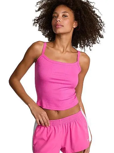 Pink Multi Rib Cami - Pink