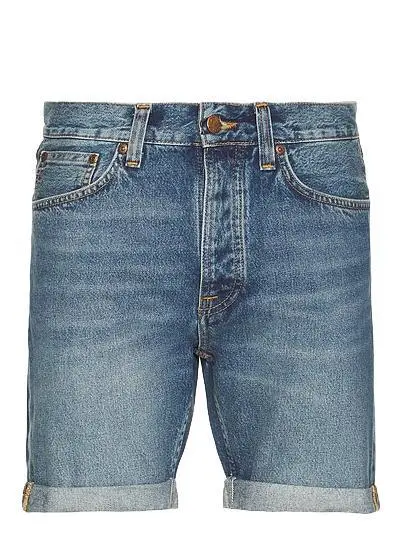 Nudie Jeans Josh Denim Shorts - Blue Haze
