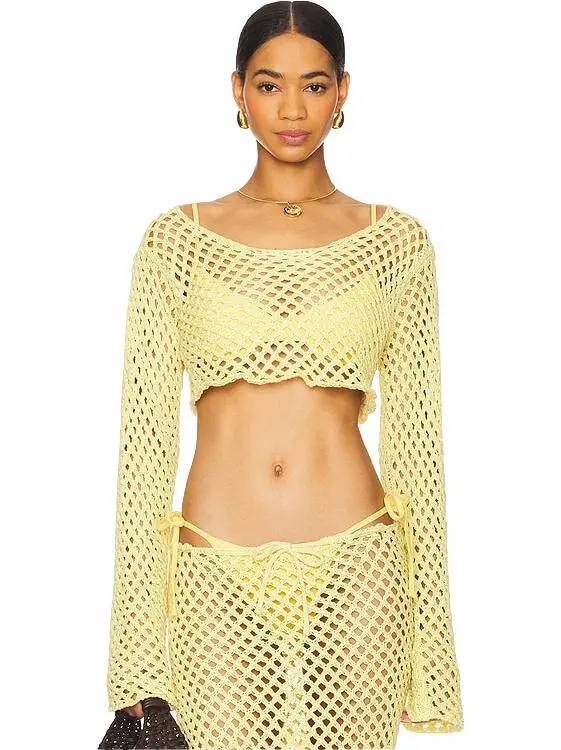 BANANHOT Magen Shirt In Yellow - Daisy Yellow